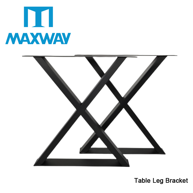 Iron Art X-Shaped Square Tube Table Leg Furniture Fork-Shaped Square ...